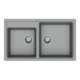 Carysil Vivaldi Quartz Sink N200 Granite Metallic Croma - Shop Anbre